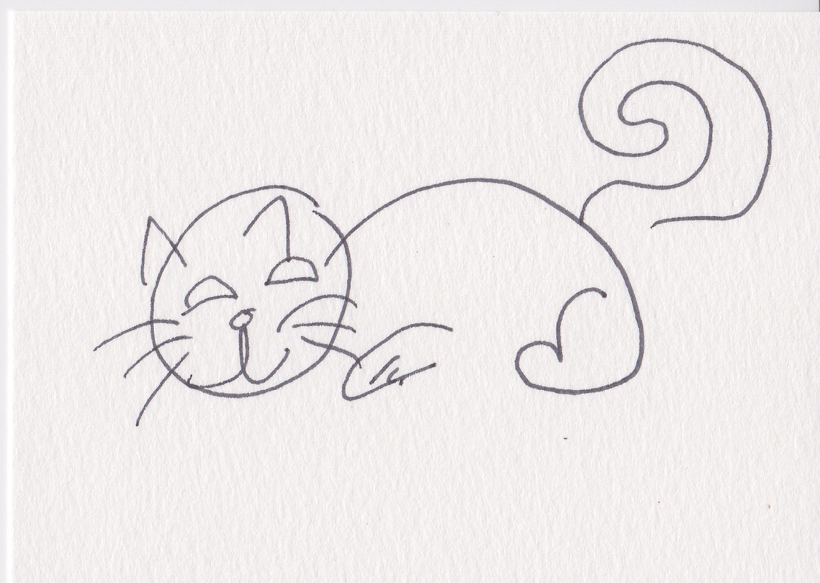 sunkissed corner: Blind Drawing Cats Swap