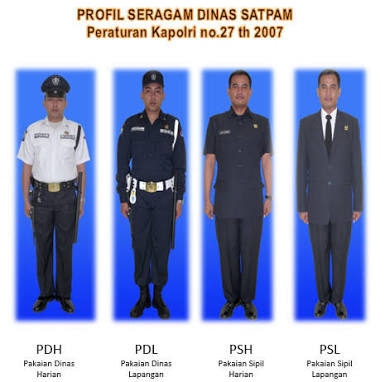 SATPAM: seragam dan atribut satpam