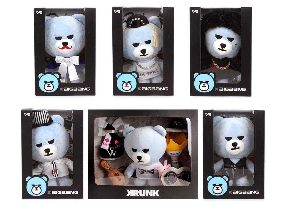 Korea YG Entertainment Official Goods BIGBANG YG BEAR Limited Plush ...