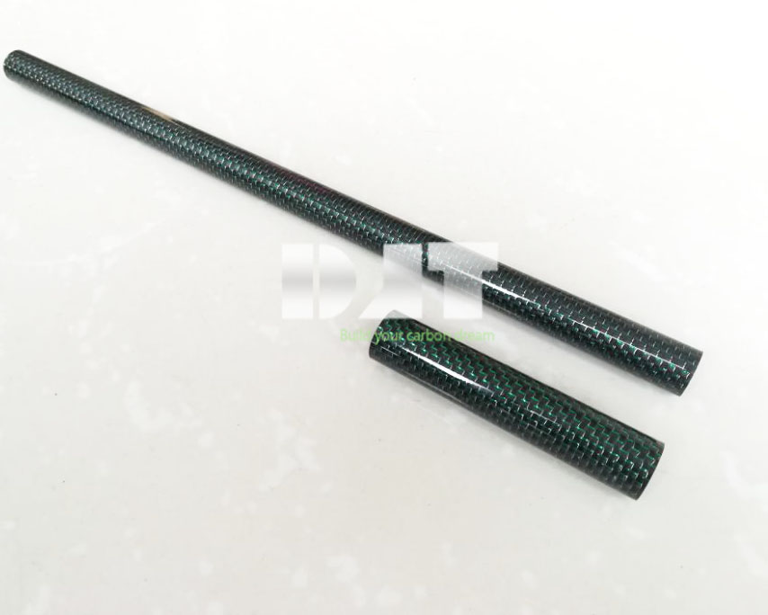 DJT Carbon Co.,Ltd: Colored Reflective Metallic Carbon Fiber Tube Red ...