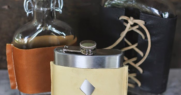 Diy | Leather Flask Cover - TEXTILE FOR INSPIRATION