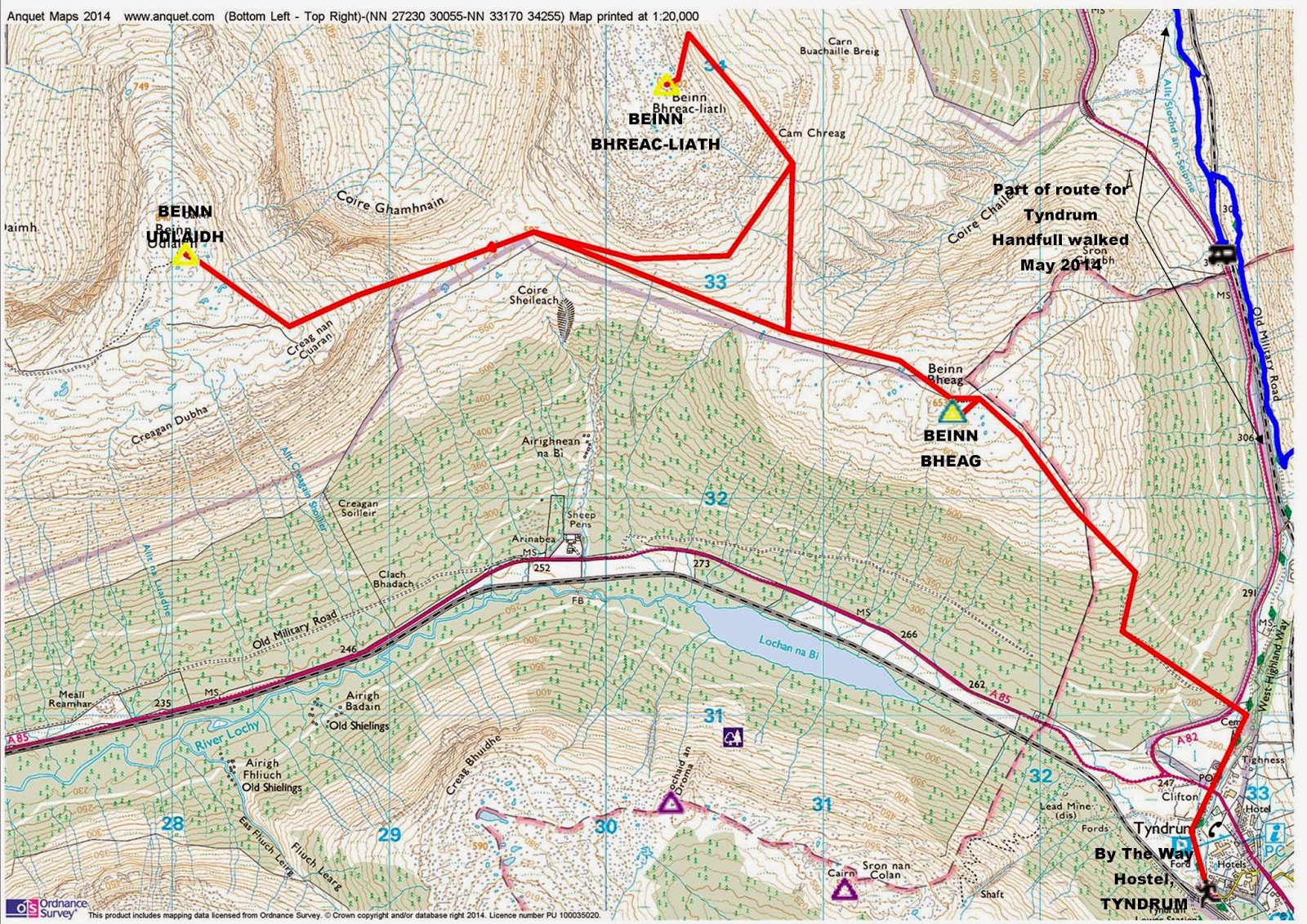 Peak Bagging - The Scottish Munros: Beinn Bhreac-liath & Beinn Udlaidh