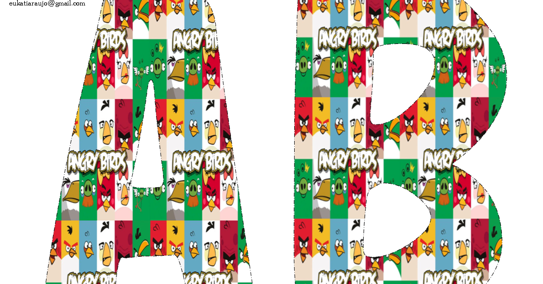 Alfabeto Angry Birds. - Oh my Alfabetos!