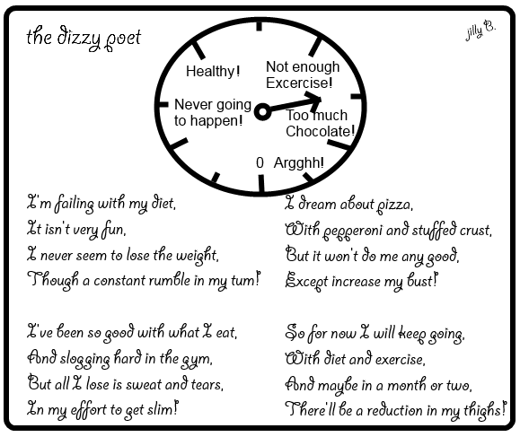 The Dizzy Poet: A Poem about Dieting