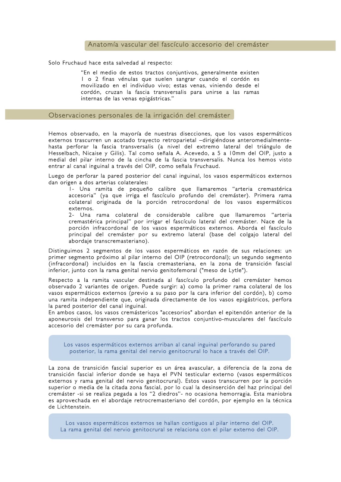 Cuadernos de Anatomía Quirúrgica: Anatomía quirúrgica del cremáster.