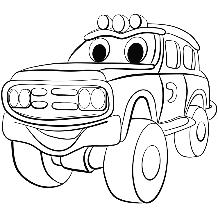 Gambar Mewarnai Roda Mobil