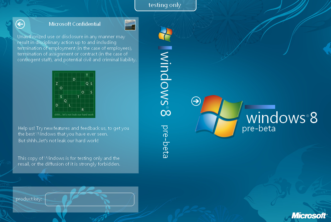 WORLD OF TECHNOLOGY: windows 8 beta