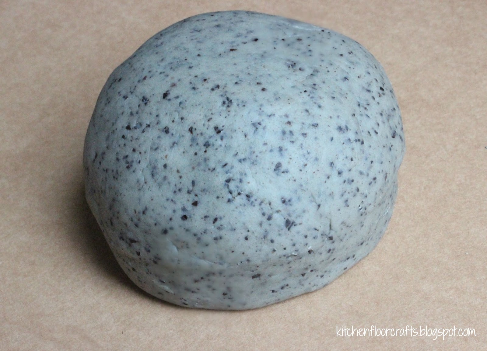 Kitchen Floor Crafts: Build-A-Road Playdough Play