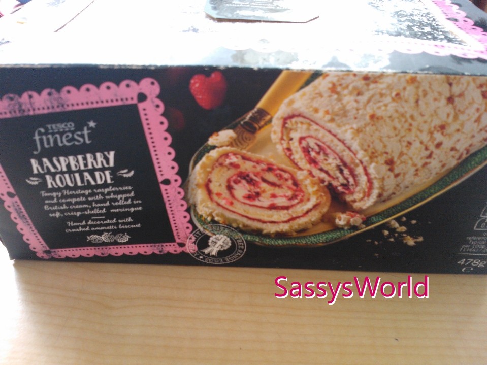 Sassys World: Tesco Finest Raspberry Roulade