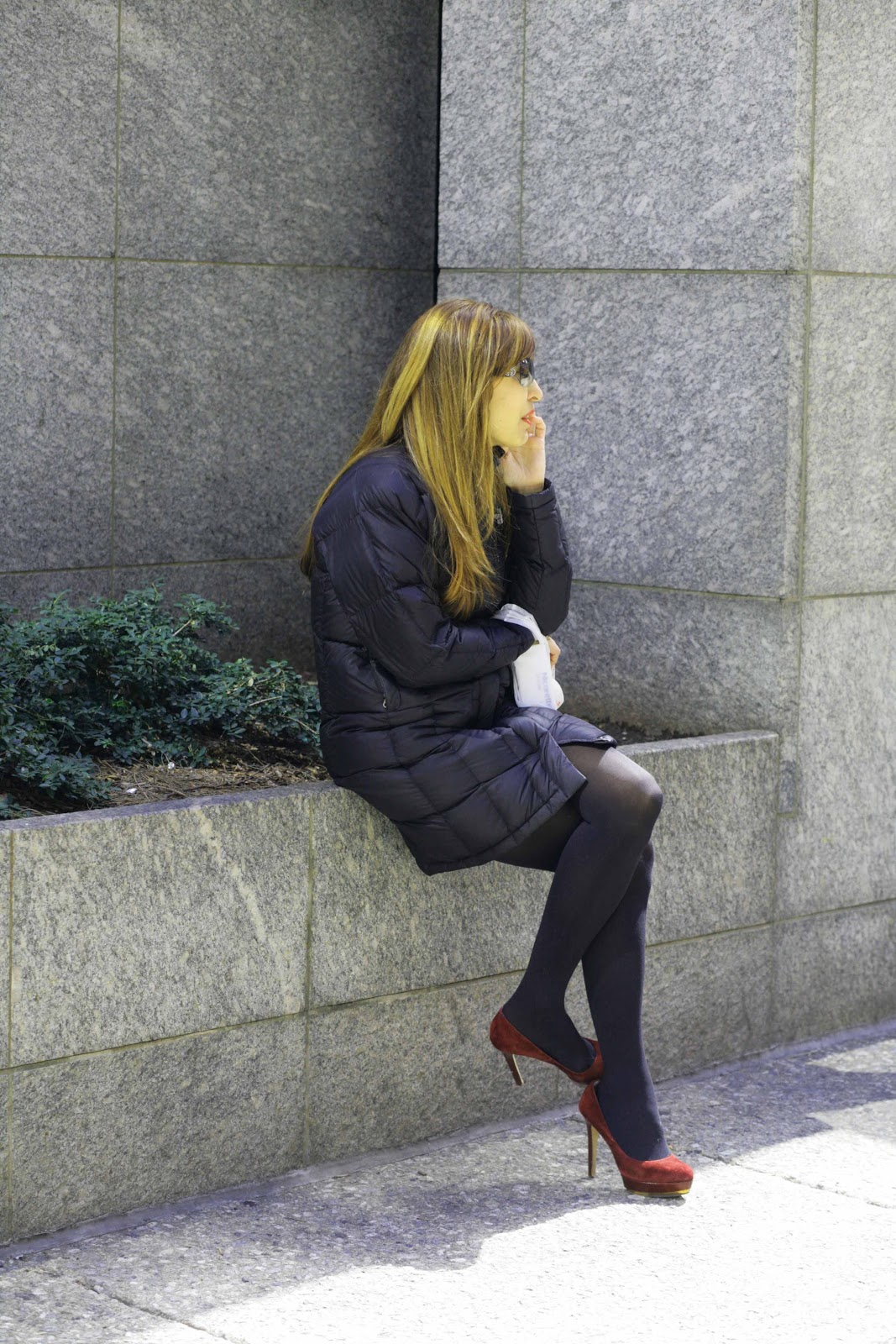 Street Gazing: Street Gazing... Lounging legs.