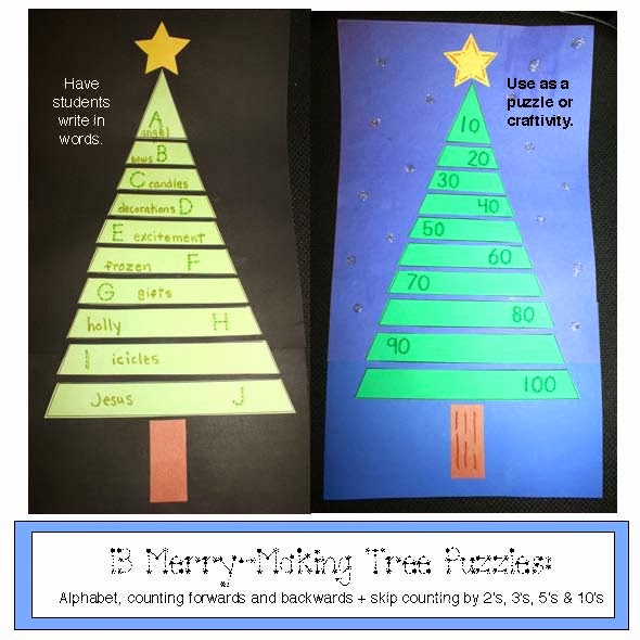 Tree Puzzles - Classroom Freebies