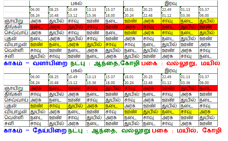 விஞ்ஞானயோகம் திவ்ய பிரபஞ்சதிரட்டு : பஞ்ச பட்சி சாஸ்திரம்