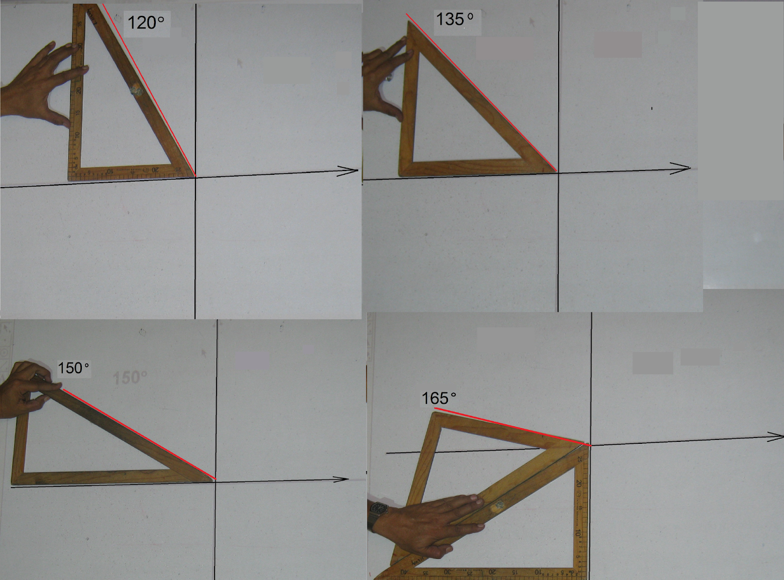 Edzel silva: GENERACIÓN DE ÁNGULOS CON ESCUADRAS