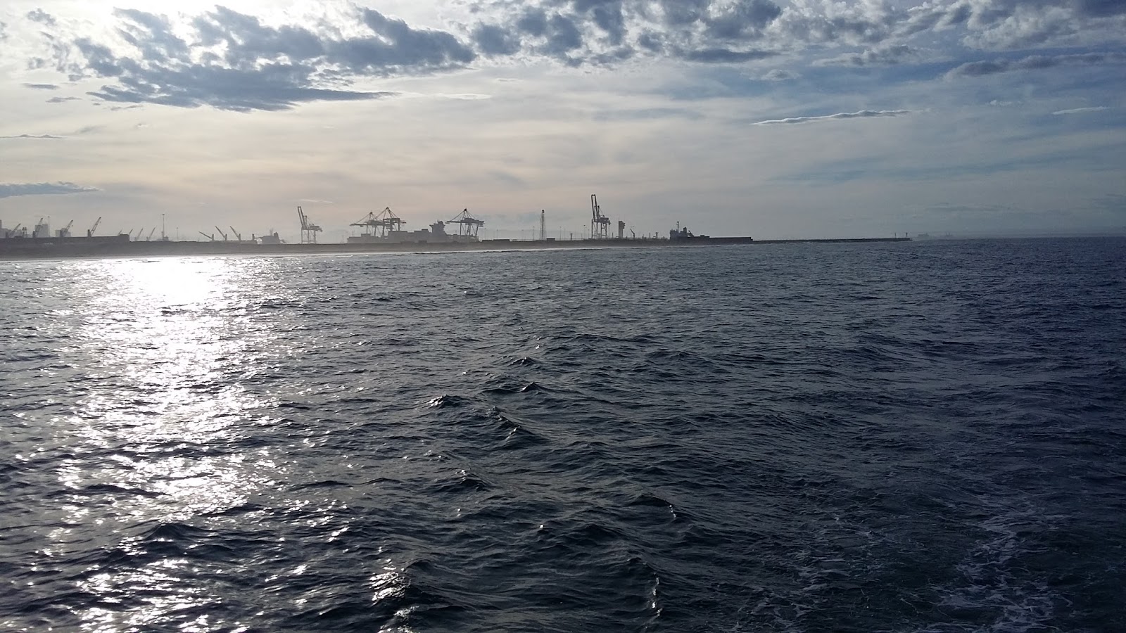 Port Elizabeth: Western view of Docks Algoa Bay Port Elizabeth