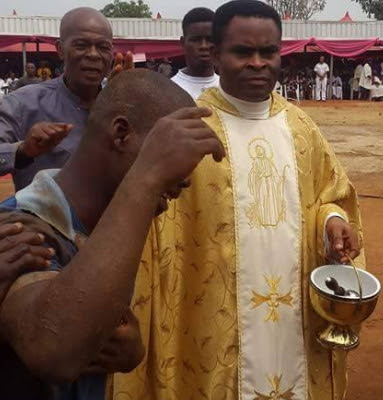 Photos: Crippled Man Healed After Touching Iwene Tansi Body In Anambra ...