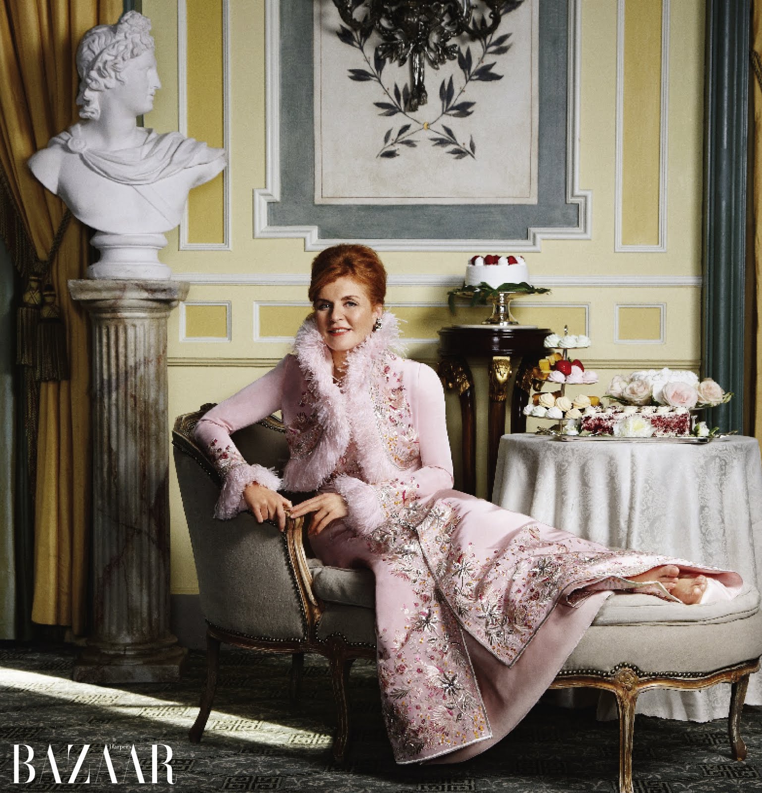 Girl With a Satchel: Glossy Talk: Sarah Ferguson for US Harper's BAZAAR