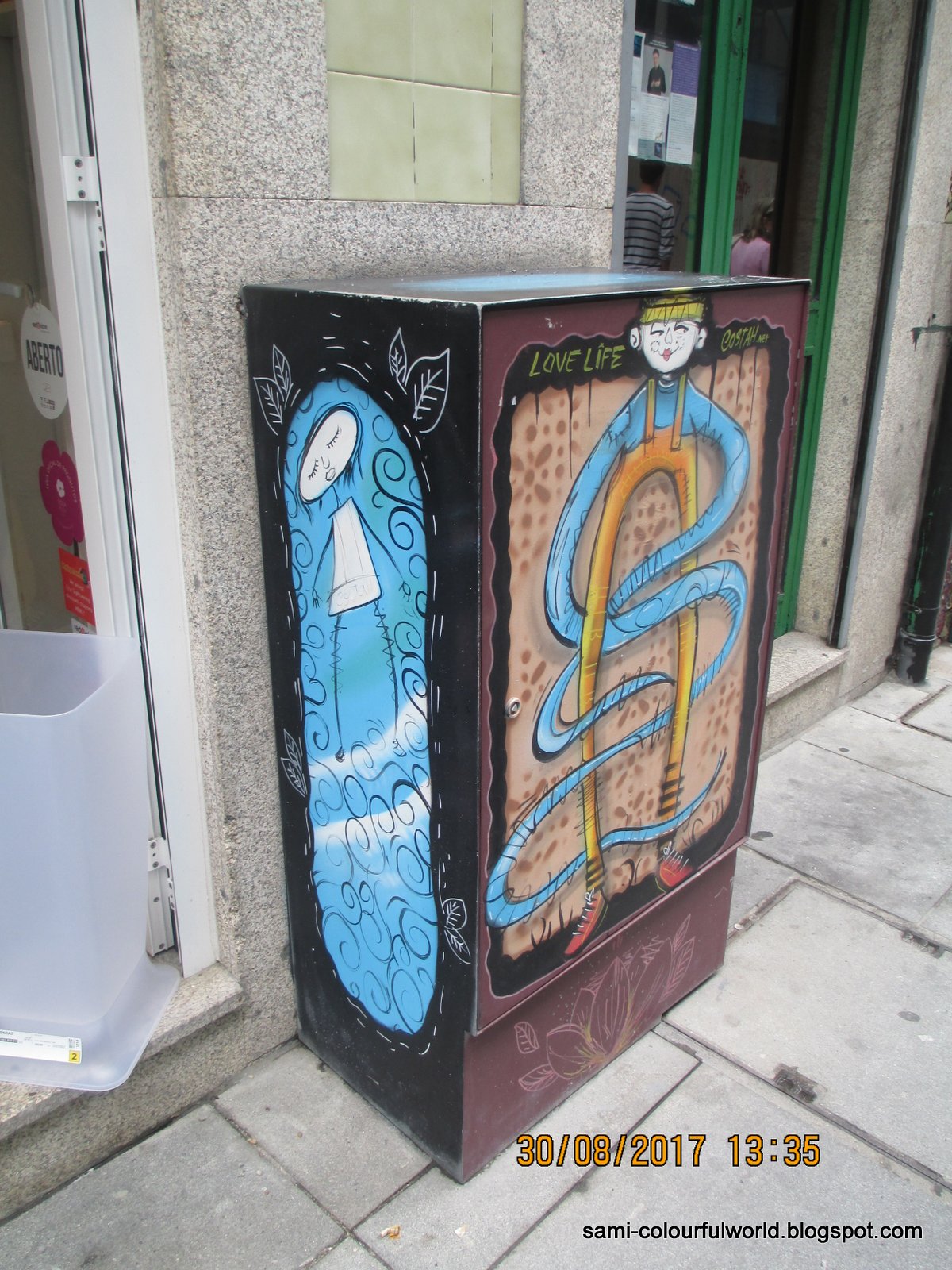 COLOURFULWORLD: Monday Mural - Electrical Boxes IV