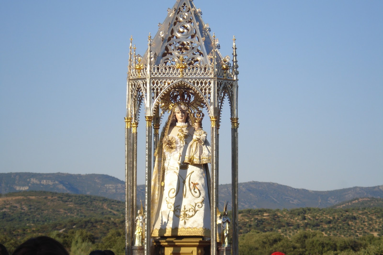 Crónica de Torrecampo: La Virgen de Veredas visita Torrecampo.