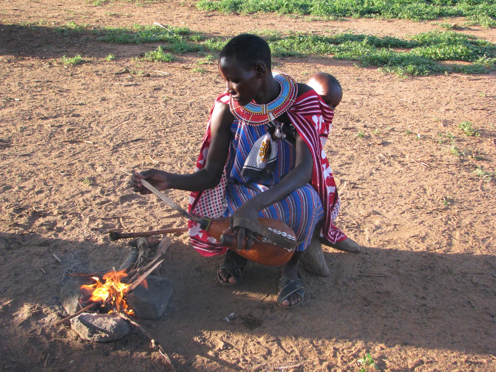 Our Year in Kenya: Visit to a Maasai village