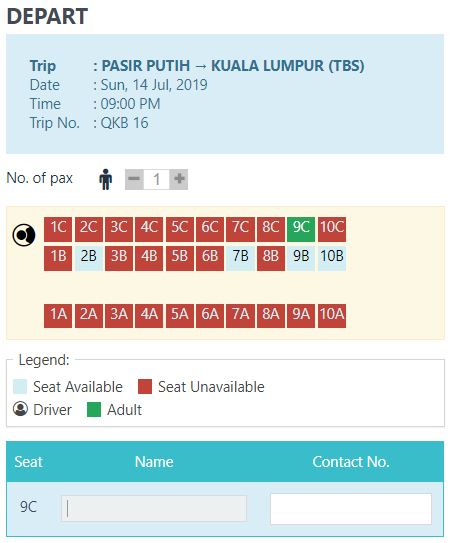Cara beli tiket bus Queen Express - Nothing to Somethings