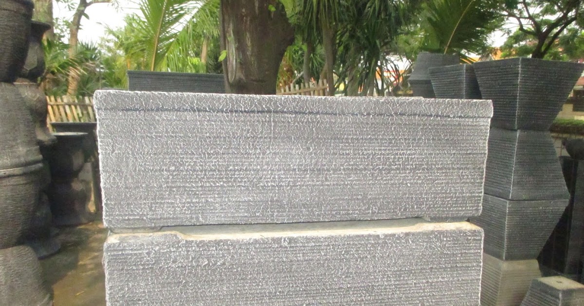 JUAL POT BUNGA DARI BATU ~ Jasa Landscape