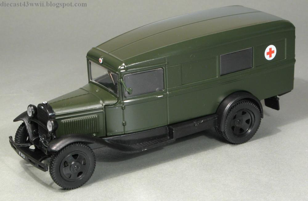 Military scale models: GAZ-55. De Agostini