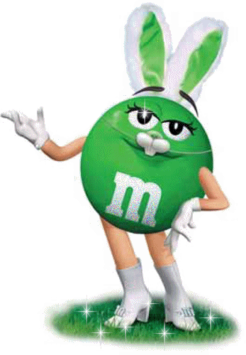 Mms - Green/ Orange/ Blue/ Brown - Cia dos Gifs