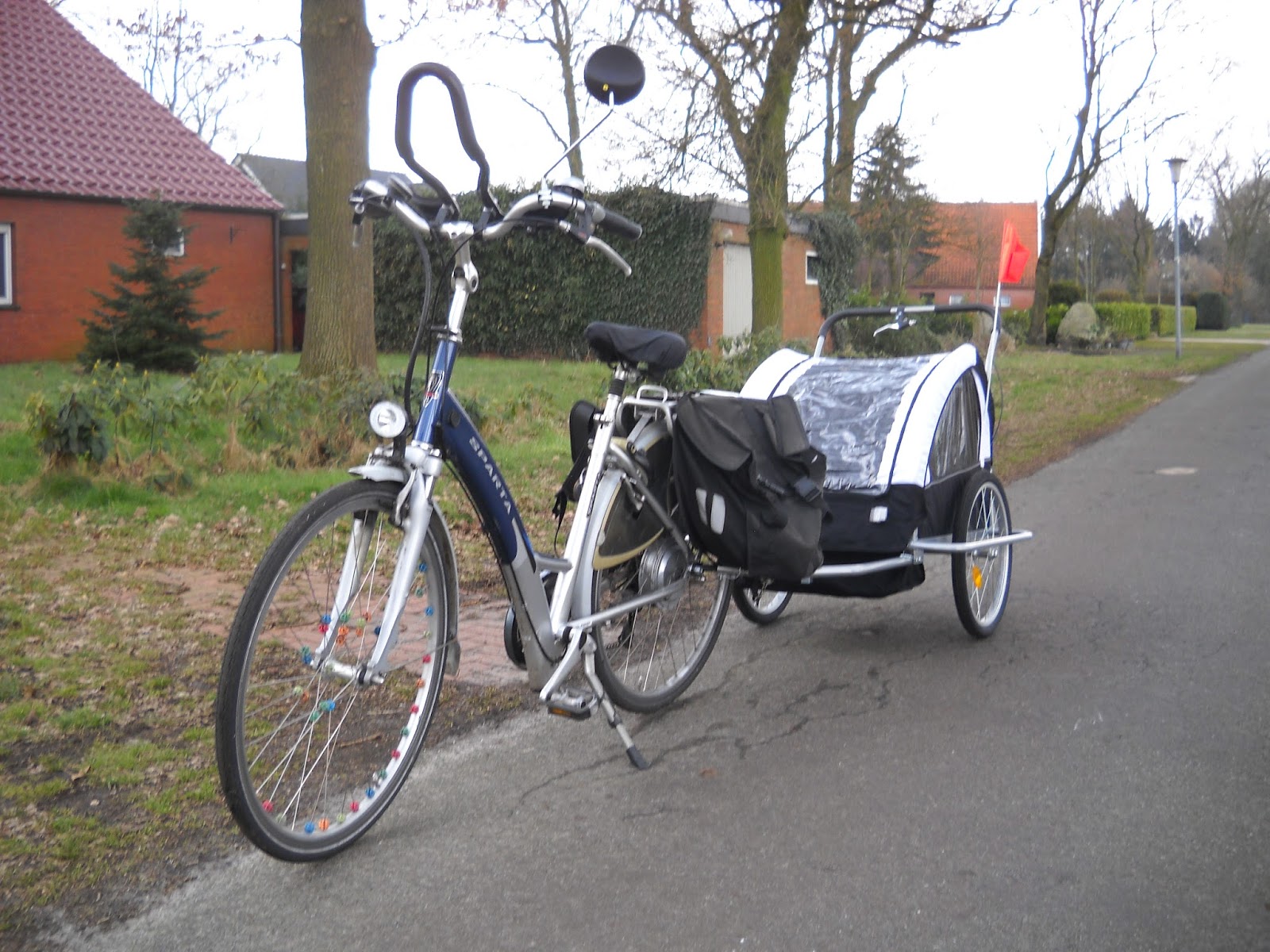 Weg naar zelfvoorziening: Leuke aanschaf: een fietskar!