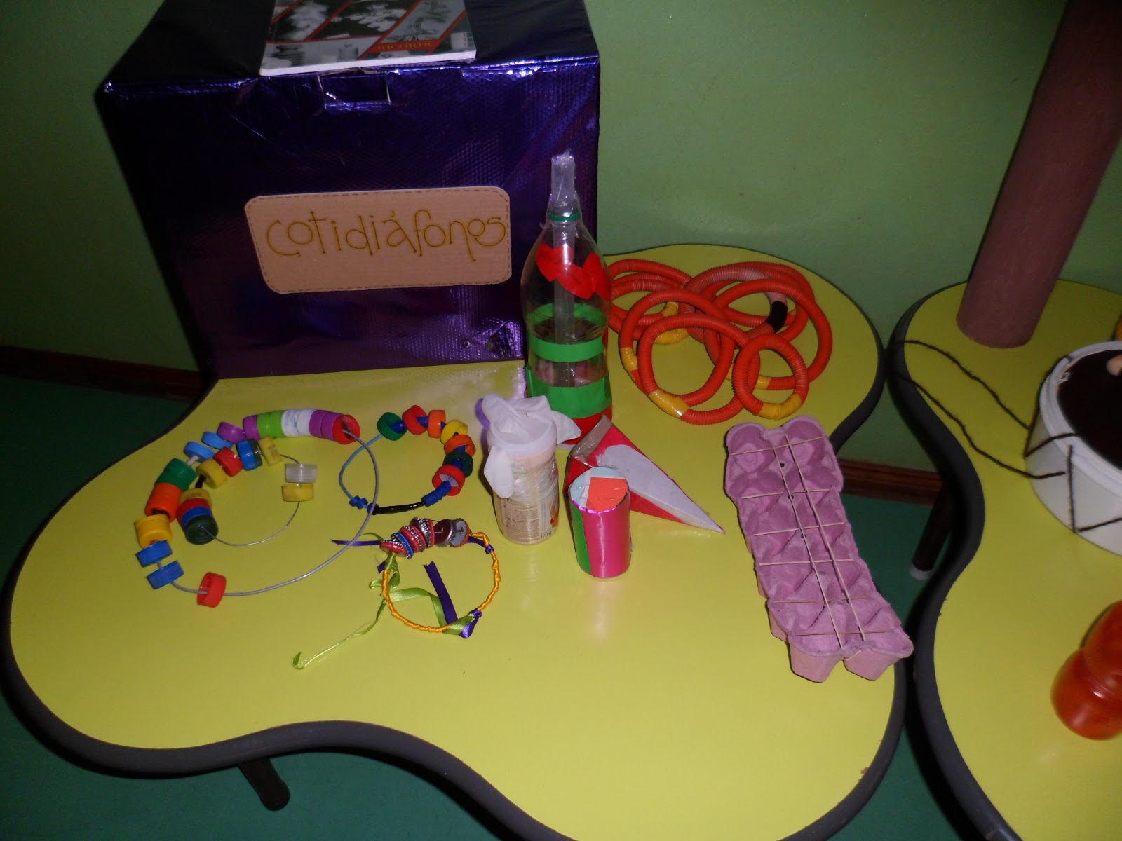 Rincón eco-lógico: Cotidiáfonos: Taller para padres en el jardìn