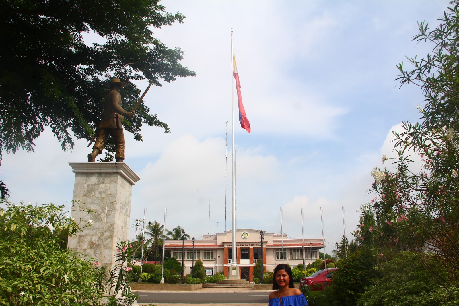 The Flag that Made us Stop in Sta. Barbara, Iloilo