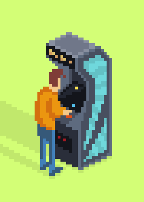 The Dork Review: Rob's Room: 8-Bit Gif Art by mazeon