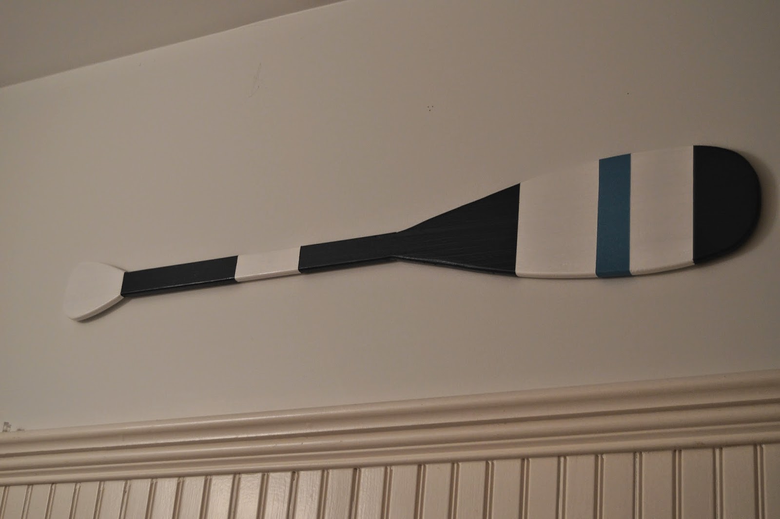 A Touch of Sparkle: DIY Painted Oar