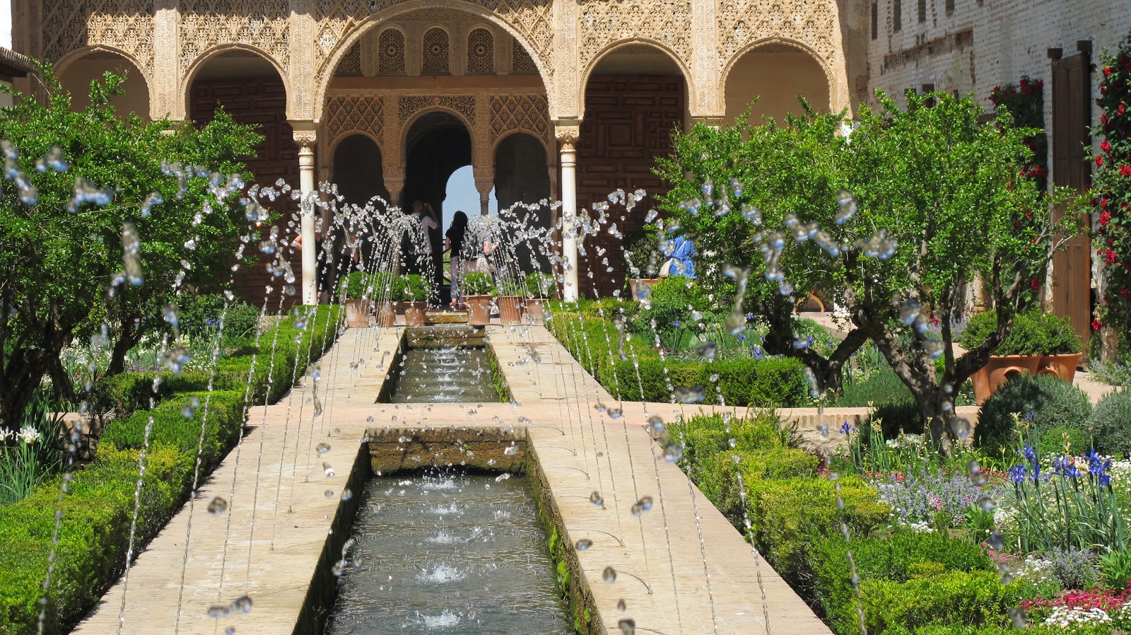 Jardins de Alhambra (Granada, Espanha)