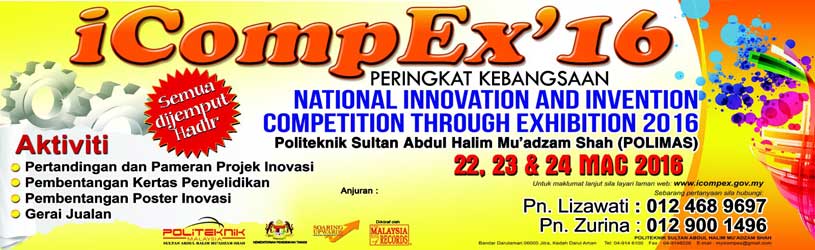 iCompEx'16 NATIONAL INNOVATION AND INVENTION COMPETITION THROUGH ...