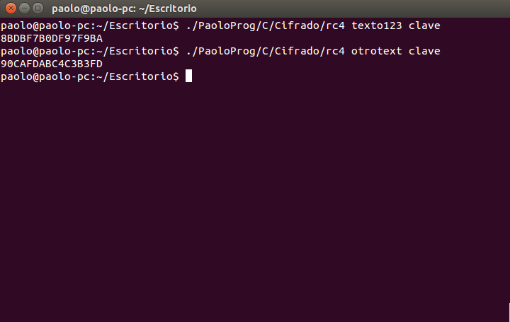 PaoloProgrammer: Una debilidad del cifrado RC4 - Reutilizacion del KeyStream
