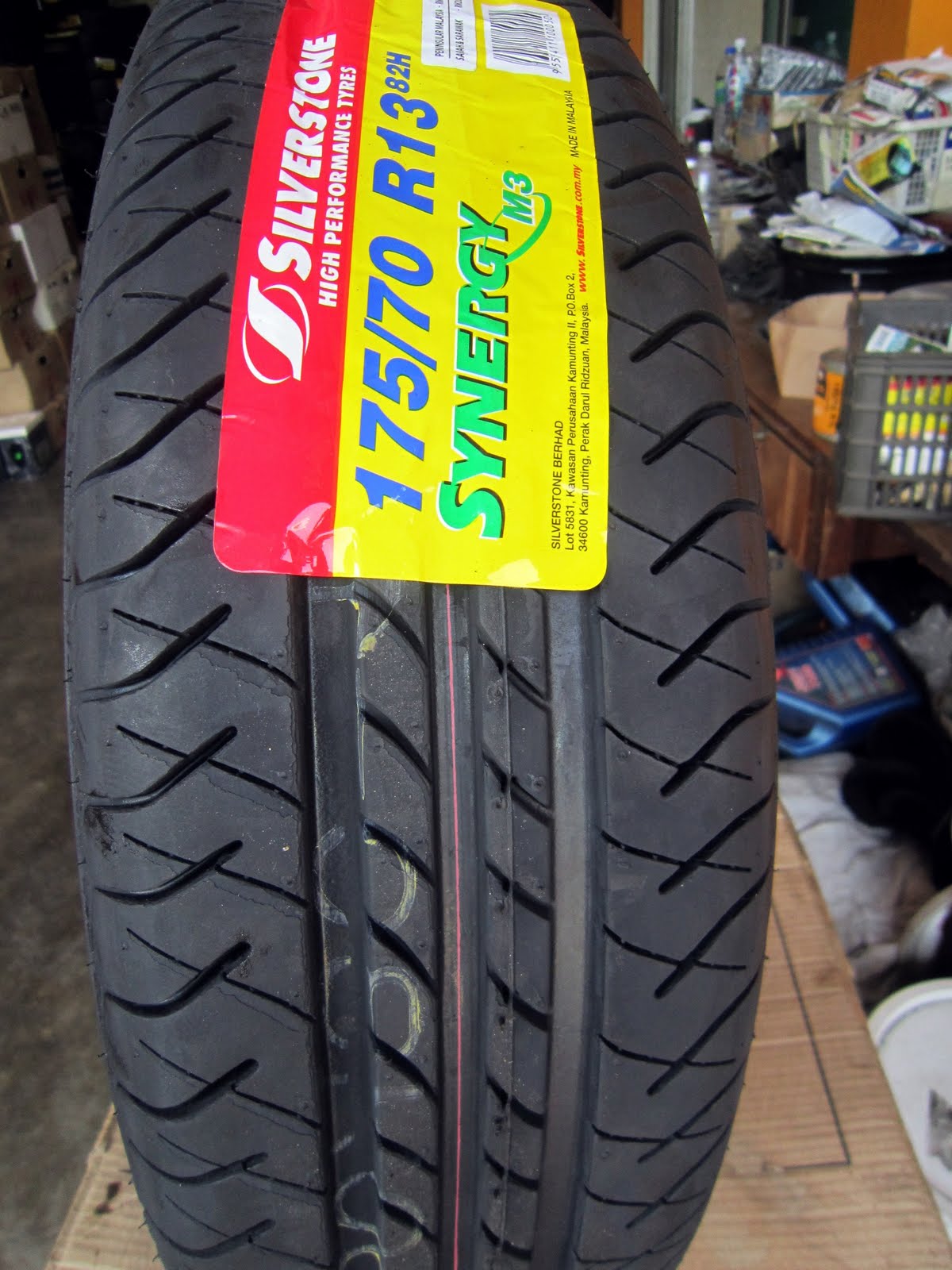 Tyre and Rims (H2O One Stop Sdn. Bhd.): Silverstone Synergy M3