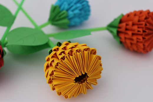 DIY: 3D-Origami-Blume | ars vera(e) - DIY-Blog für kreative Selbermacher