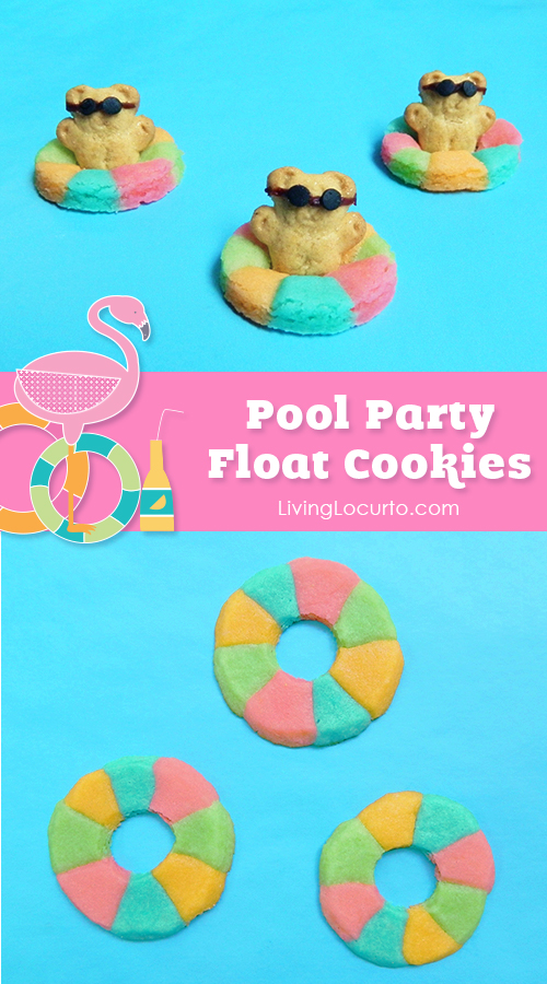 Kitchen Fun With My 3 Sons: Pool Party Rainbow Float Cookies | Pool ...