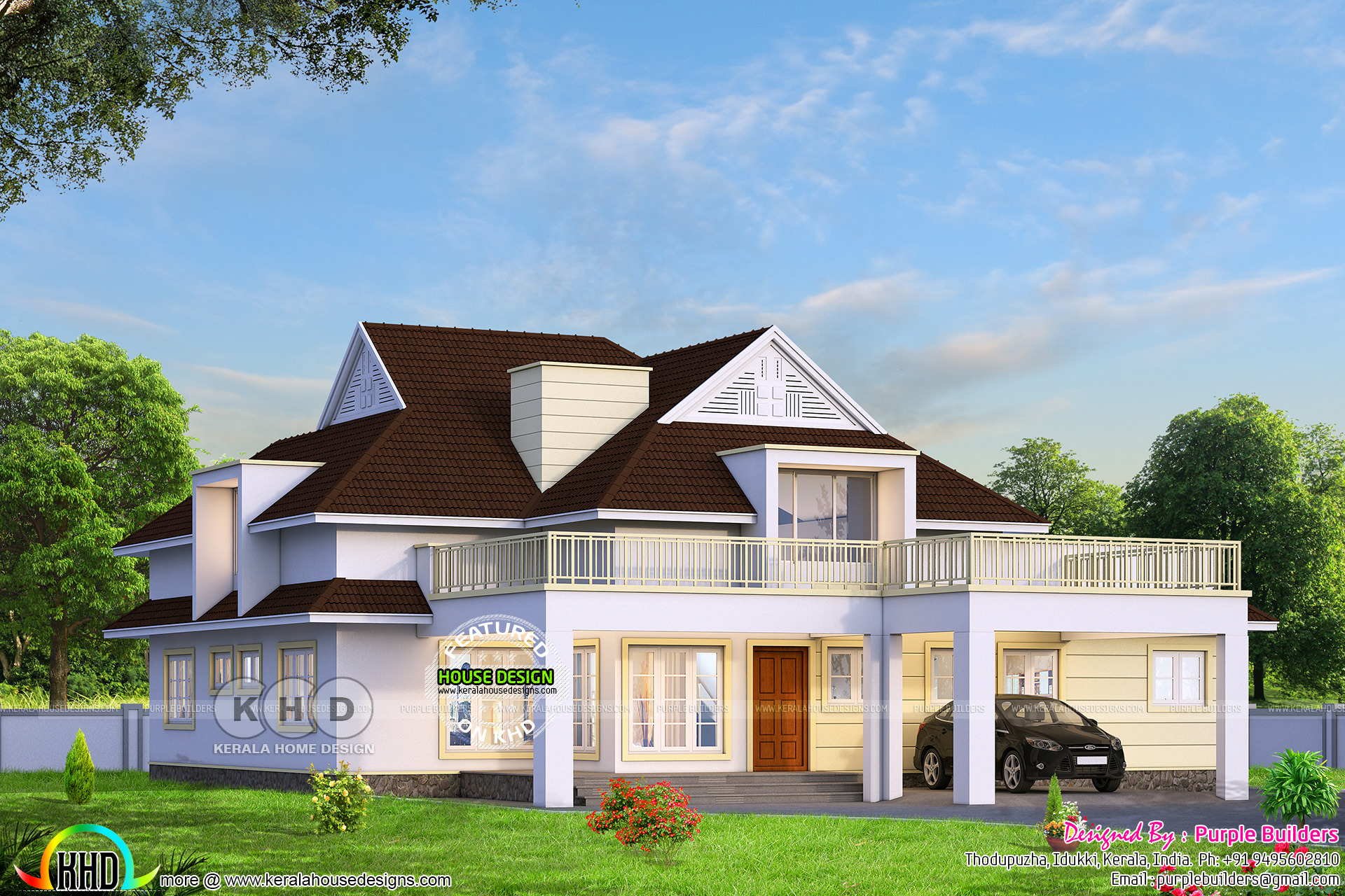 Unique mixed roof single floor home - Kerala Home Design and Floor ...