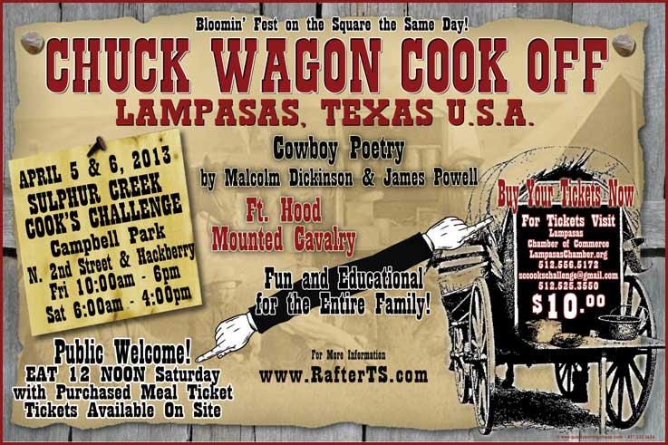 Cowboys and Chuckwagon Cooking : Sulphur Creek "Iron Chef" Chuck Wagon ...