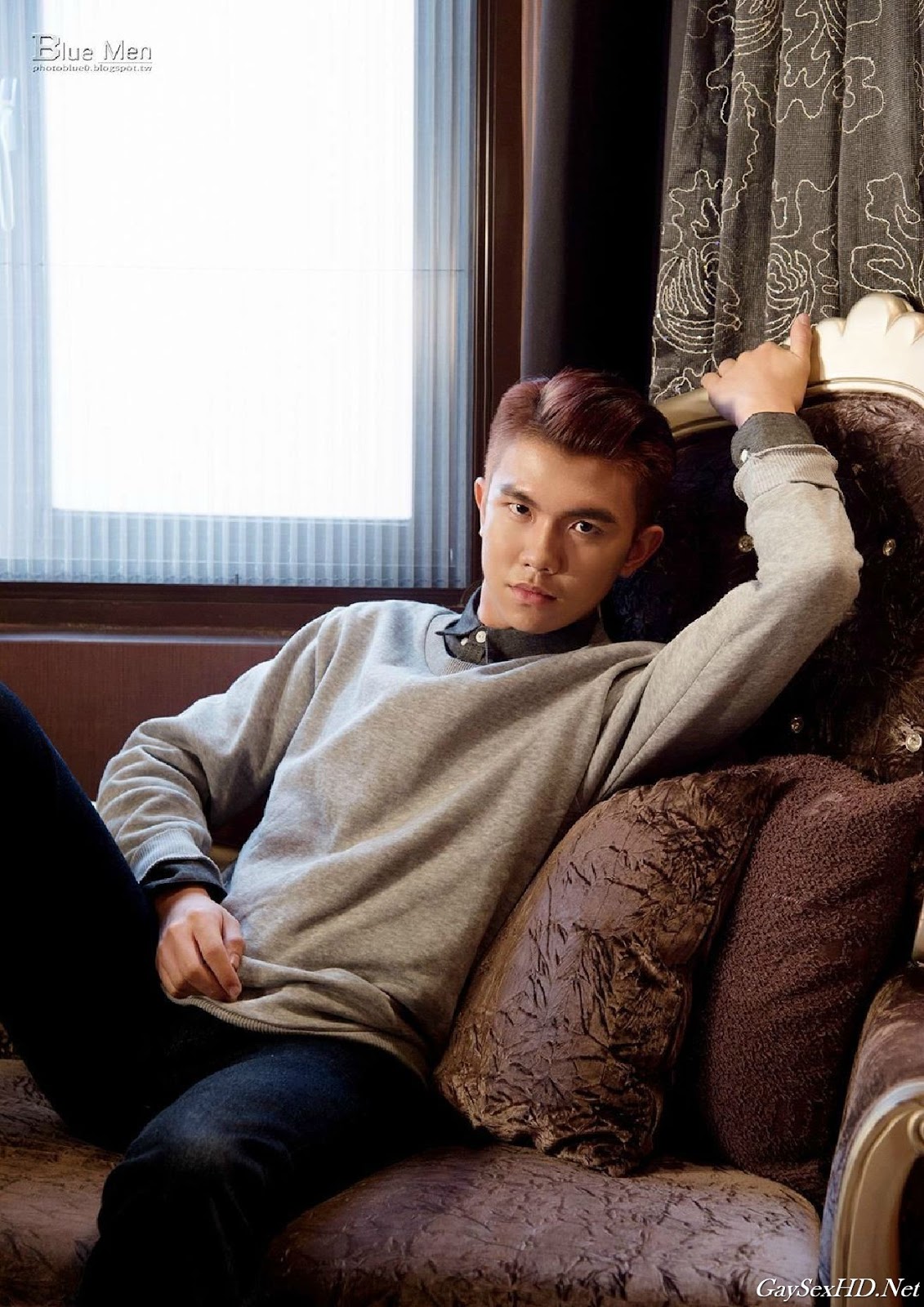 HOT MALE MODELS: Blue Man 54