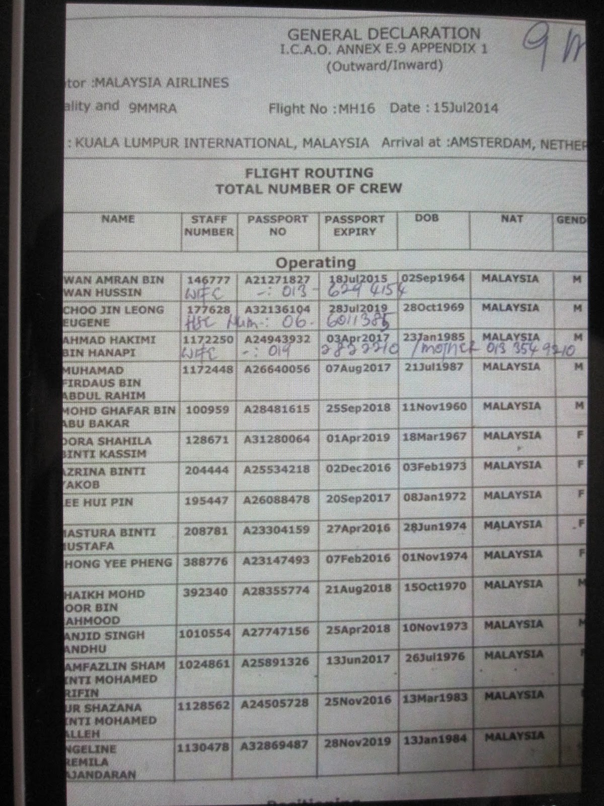 Singapore Airlines (SIA) stories of stewardesses, stewards of more than ...
