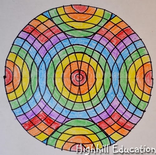 Highhill Homeschool: Mandala Geometry Challenge