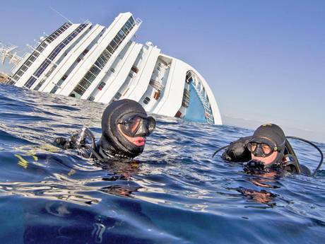 LAFD- Dive Search and Rescue Team: Costa Concordia Recovery 'Dragging a ...