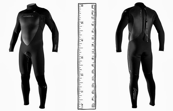 hiya wa howa aswat: The wetsuit size chart