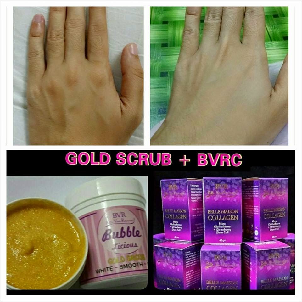 MIA SYUHADA SHOP: BVRCOLLAGEN + BUBBLE GOLD SCRUB
