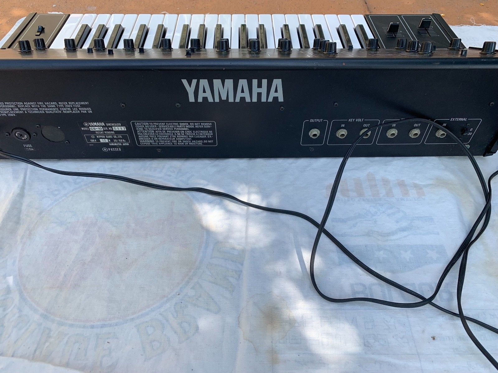 MATRIXSYNTH: Yamaha CS-10 Keyboard Synthesizer SN 5117