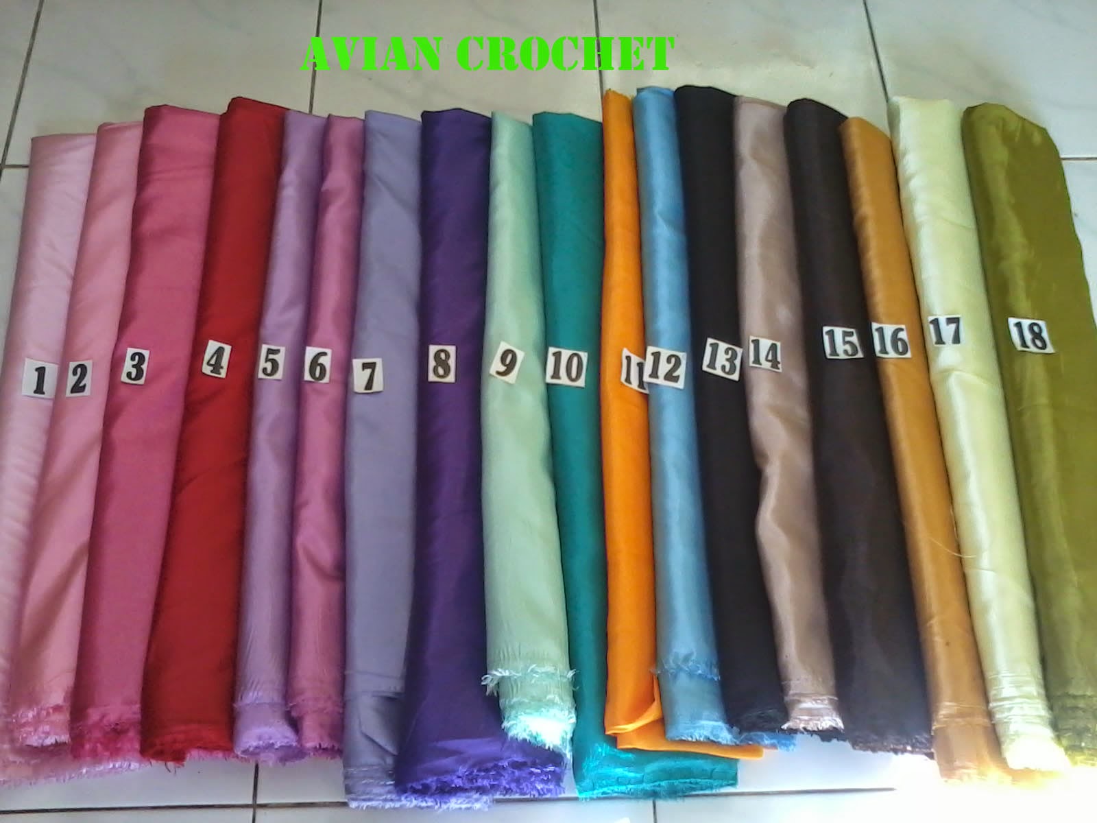 AVIAN CROCHET: Kain Furing Asahi