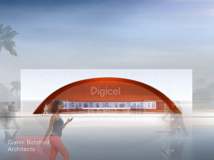 Digicel Showroom [Port au Prince, Haiti] | Unusual Architecture