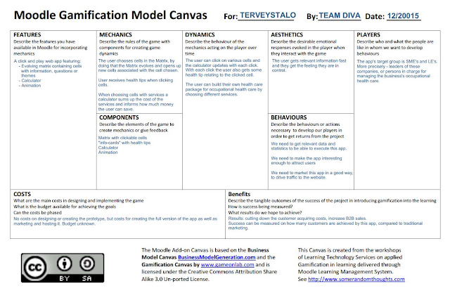 Diva Project - Capstone: Lean Canvas and Gamification Canvas